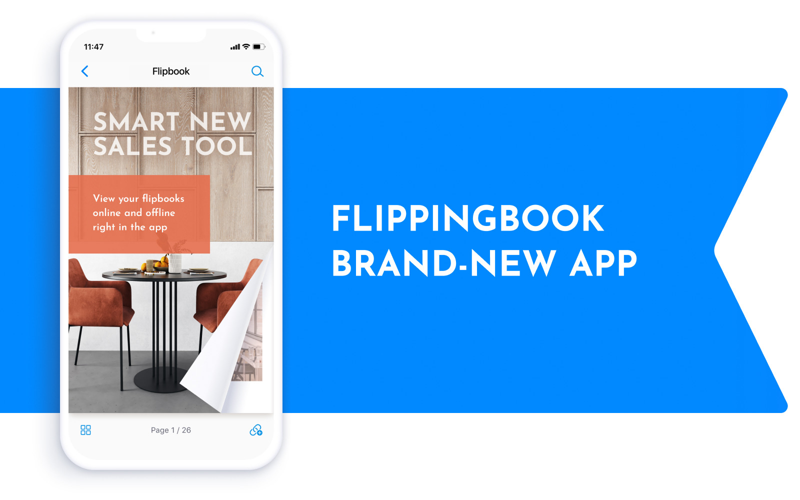 Meet FlippingBook Brand-New App: Share and Track Collateral on the Go